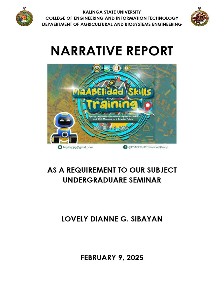 Webinar Narrative Report | PDF | Geographic Information System | Remote ...