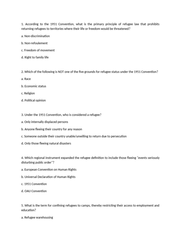 Refugee Assessment Chapter 7 | PDF | Refugee | Asylum Seeker