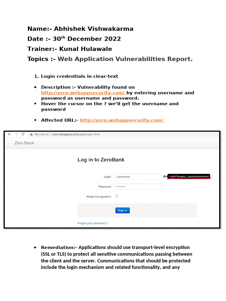 Zero Web App Vulnerability | PDF | Transport Layer Security | Cybercrime