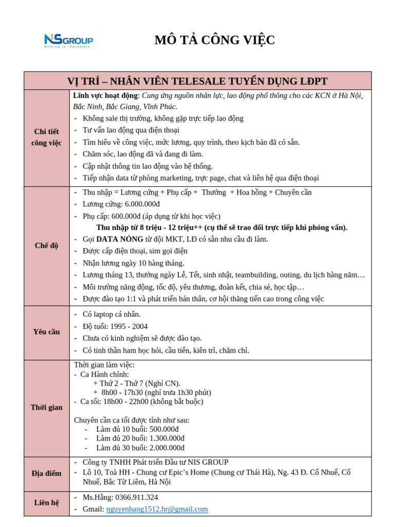 JD Telesale 2024 | PDF