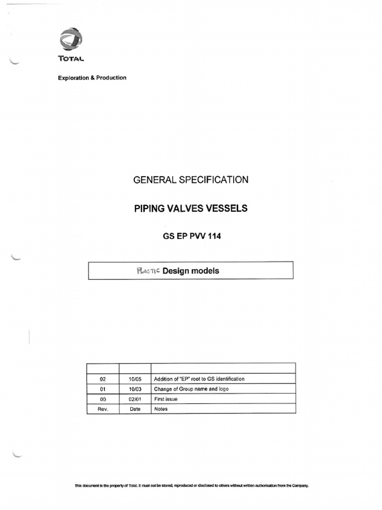 Total General Specification | PDF