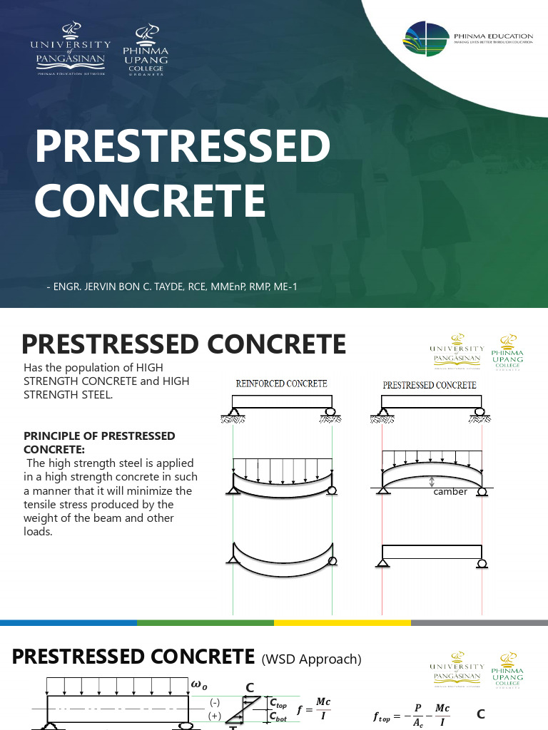 Lesson 10 Prestressed Concrete 2s2425 1 | PDF | Prestressed Concrete ...