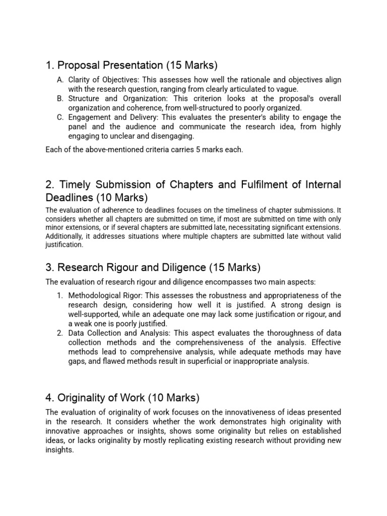 MA Clinical Psychology Dissertation Grading Rubric - Students | PDF ...