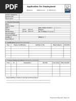 Employee Relatives Declaration Form | PDF