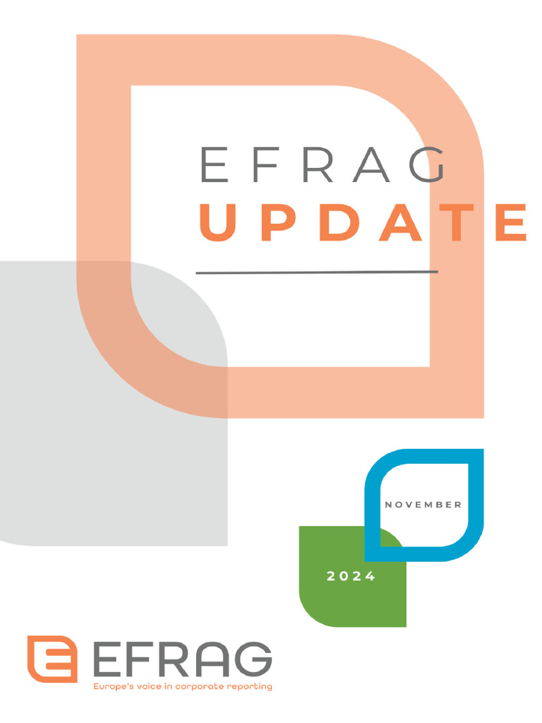 EFRAG Update November 2024 | PDF | International Financial Reporting ...