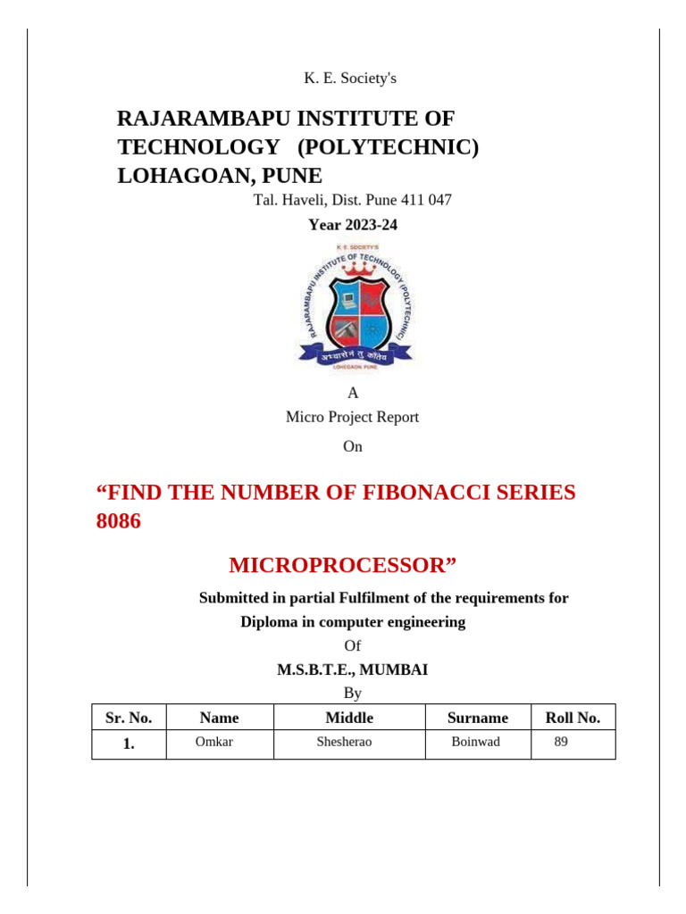 Mic Microproject | PDF | Arithmetic | Calculator