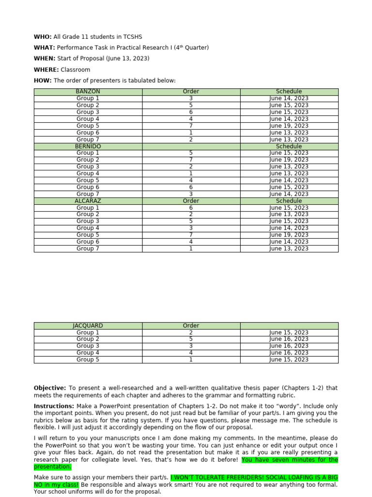 2nd Quater Performance Task Brief May 2023 | PDF | Multimedia ...