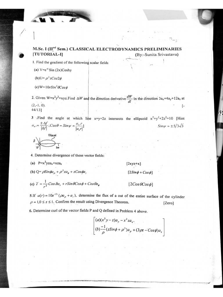 Classical Electrodynamics Problems | PDF