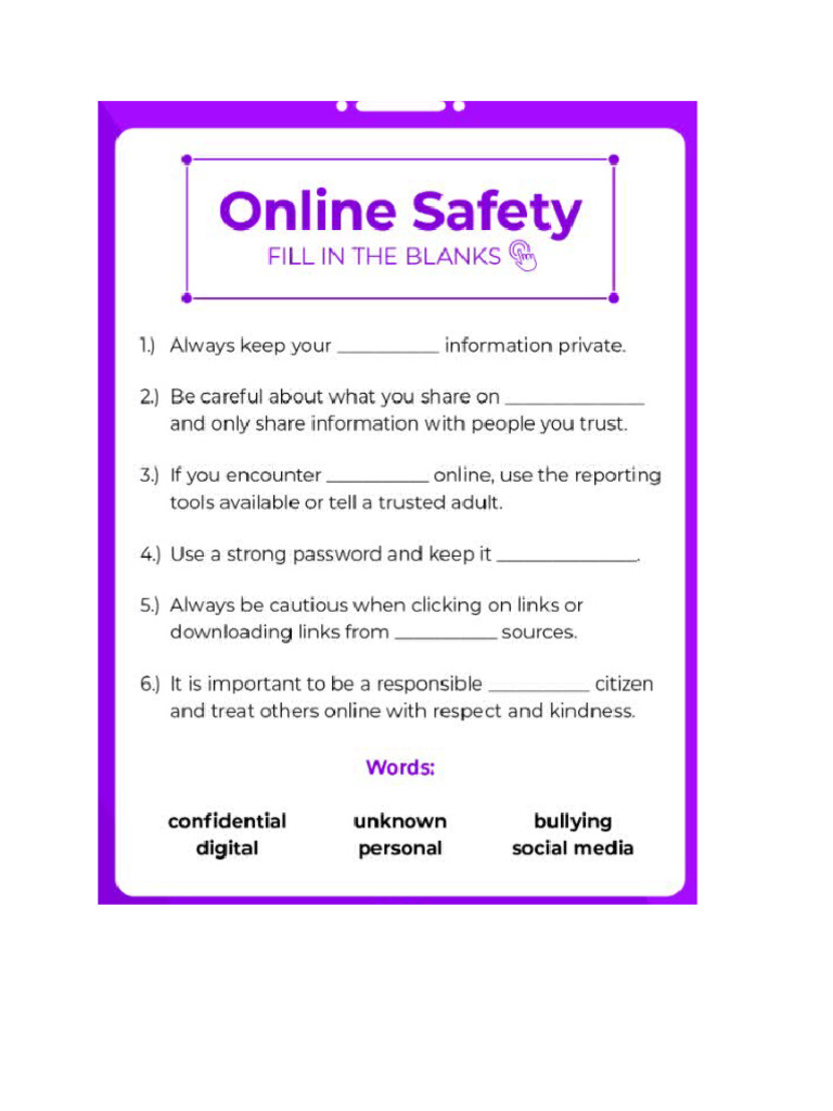 Worksheet Ict 6 | PDF