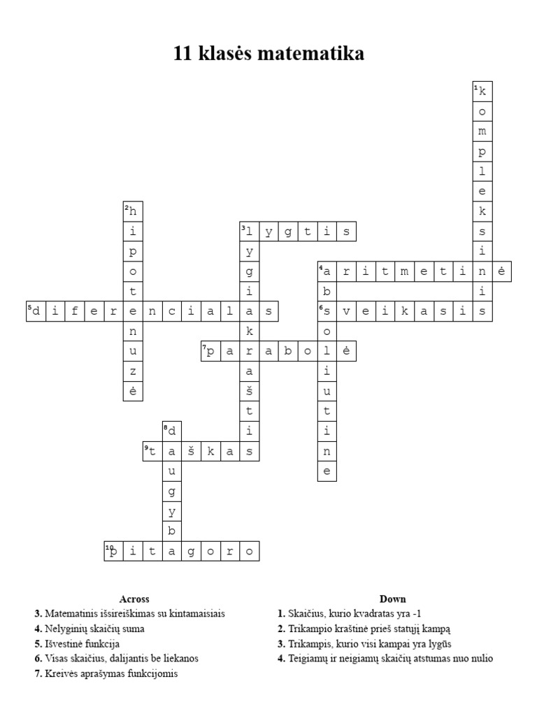 11 Klases Matematika | PDF