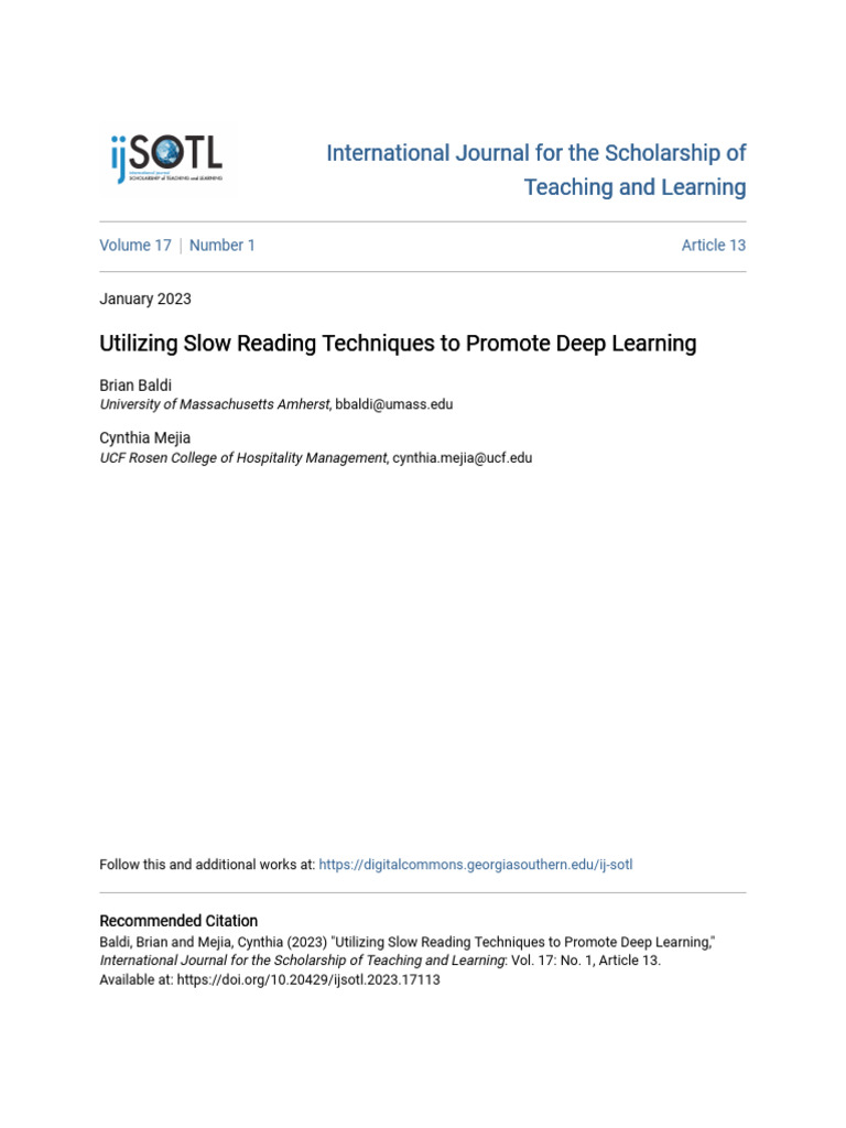 Abcd | PDF | Learning | Metacognition