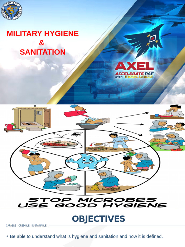 Military Hygiene and Sanitation Updated | PDF | Hyperthermia | Hygiene