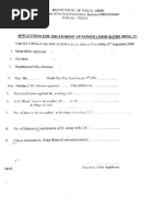 Earned Leave Encashment Application | PDF | Technology & Engineering