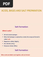 How to Prepare Soluble Salts | PDF | Salt (Chemistry) | Solubility