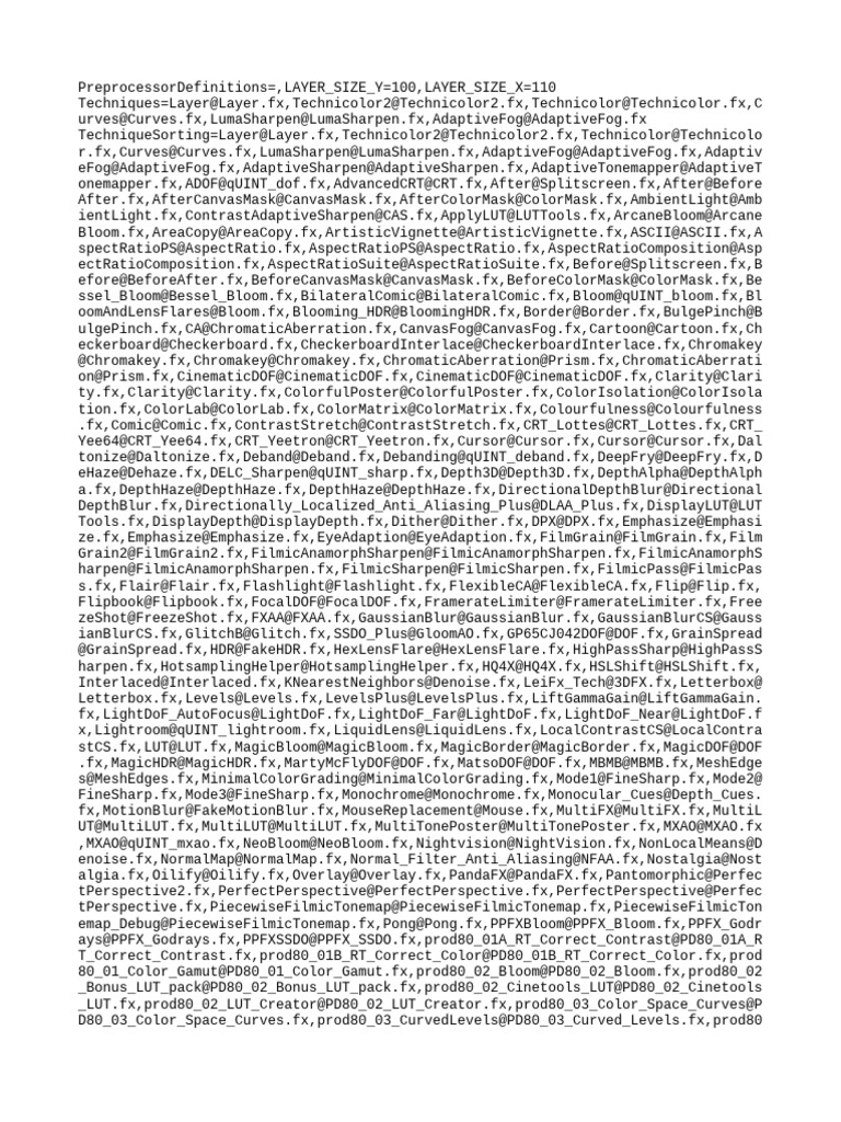 Serqcs_ReShade_.ggugl.ini | PDF | Books | Animation