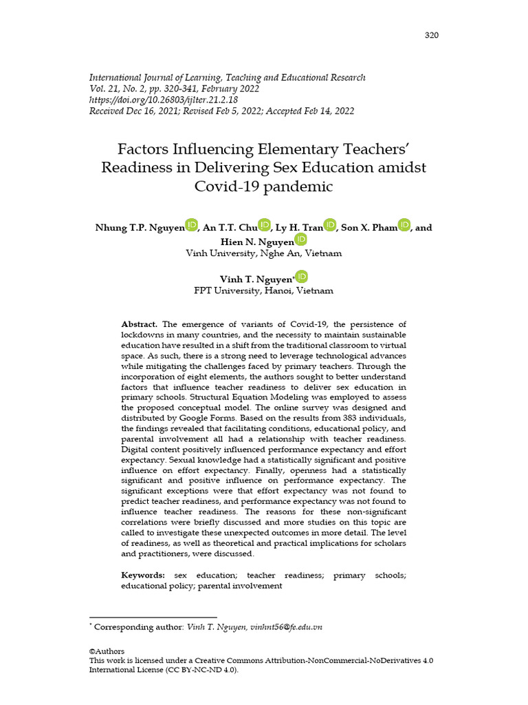 Factors-Influencing-Elementary-Teachers | PDF | Teachers | Estimator