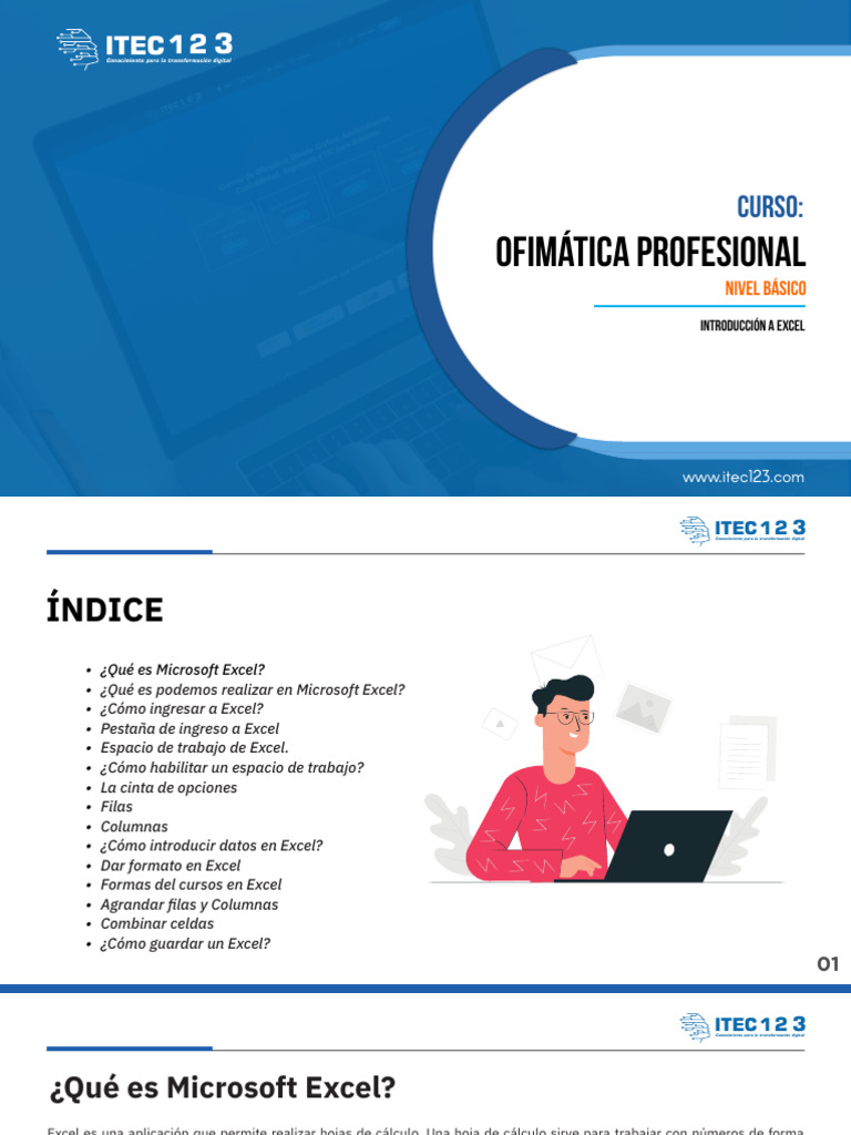 Ofimática Profesional Nivel Básico - Sesión 04 | PDF | Microsoft Excel ...