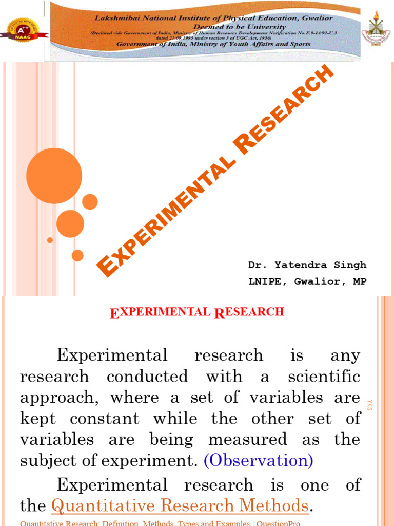 Experimental Research YKS | PDF | Statistics | Experiment