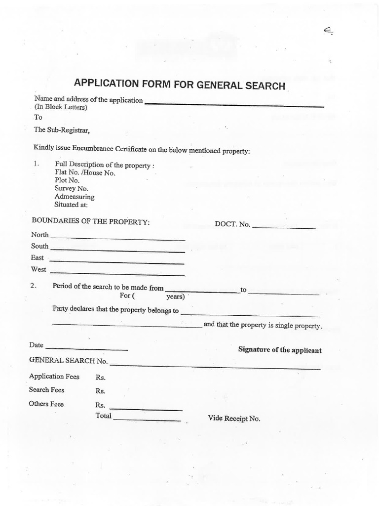 Application Form Gandipet EC | PDF