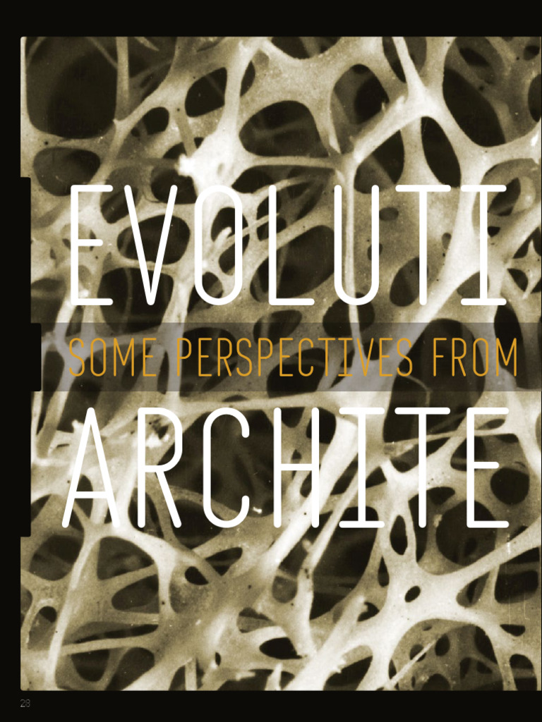 Evolutionary Architecture | PDF | Bone | Skeletal System