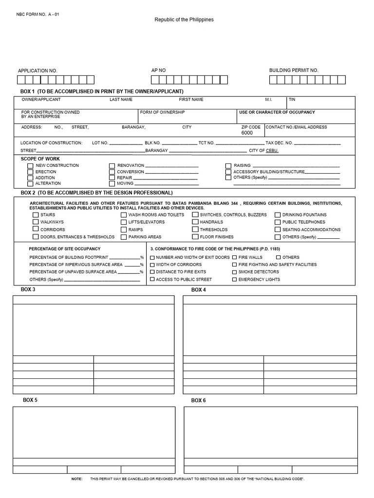 Architectural Permit For Building Permit | PDF | Specification (Technical Standard) | Stairs
