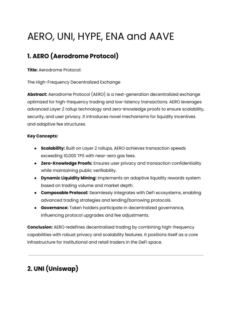 WhitePaper Summary For - DEX - Crypto Bundle | PDF | Investing | Market ...