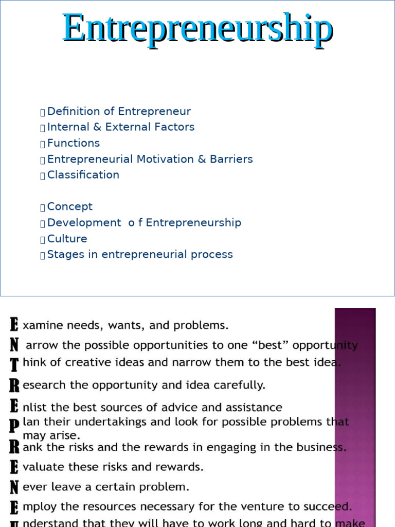 UNIT I ED (1) Value Addition | PDF | Entrepreneurship | Business Economics