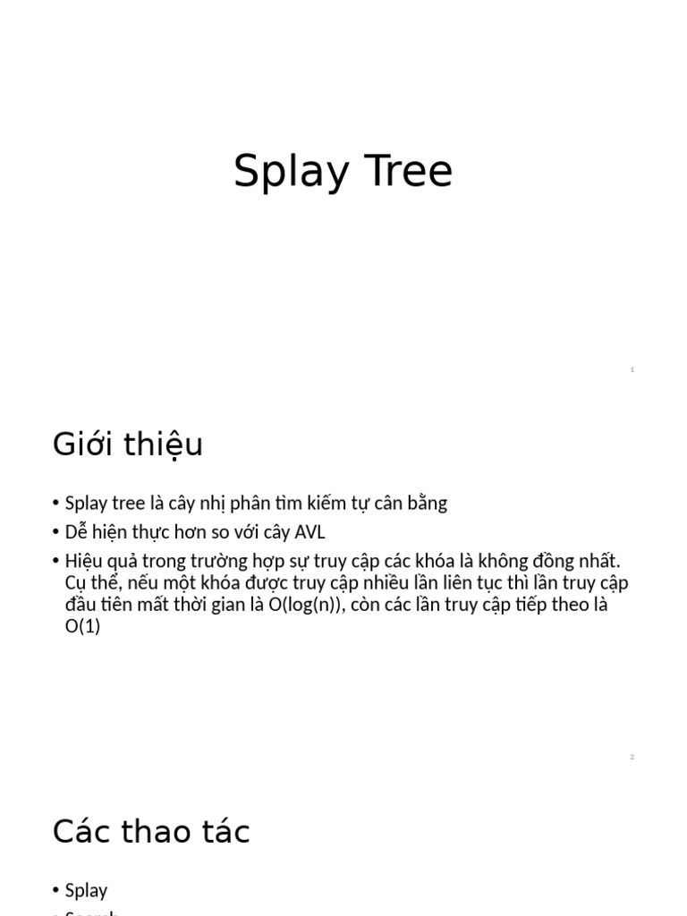 Splay Tree | PDF