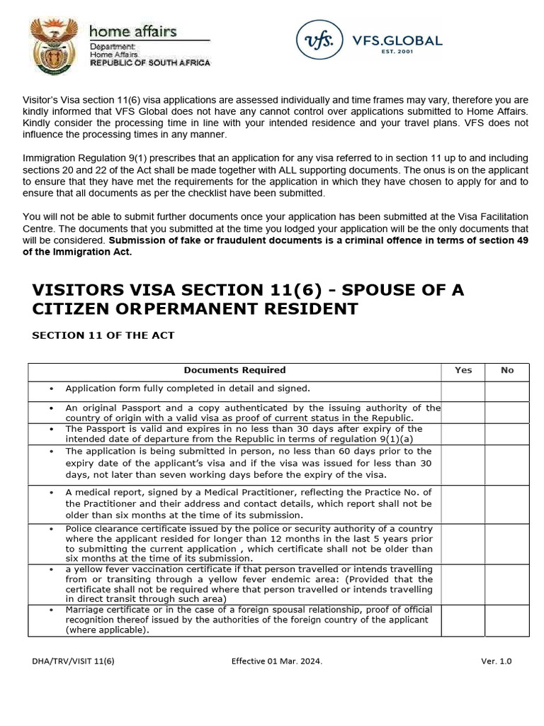 Relative Visa Checklist | PDF | Travel Visa | Birth Certificate