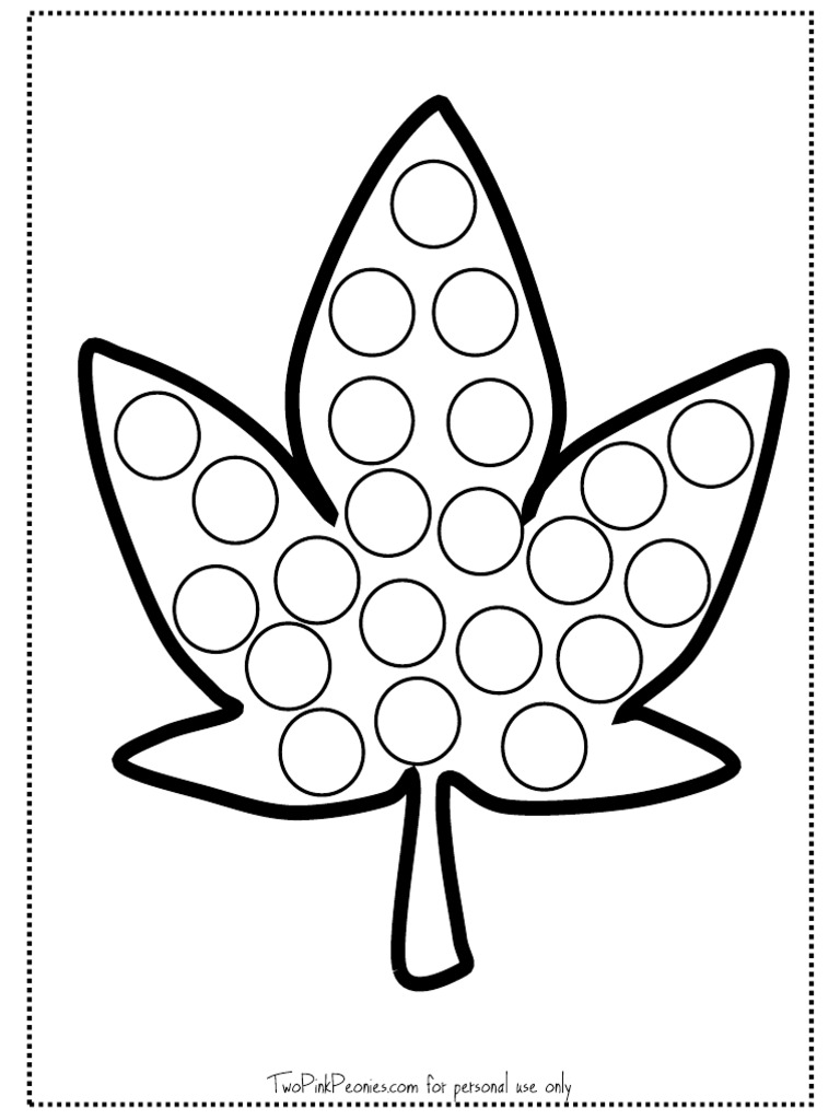 Thanksgiving Dot Marker Printables | PDF