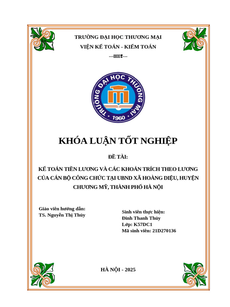 KLTN - Đinh Thanh Thủy | PDF