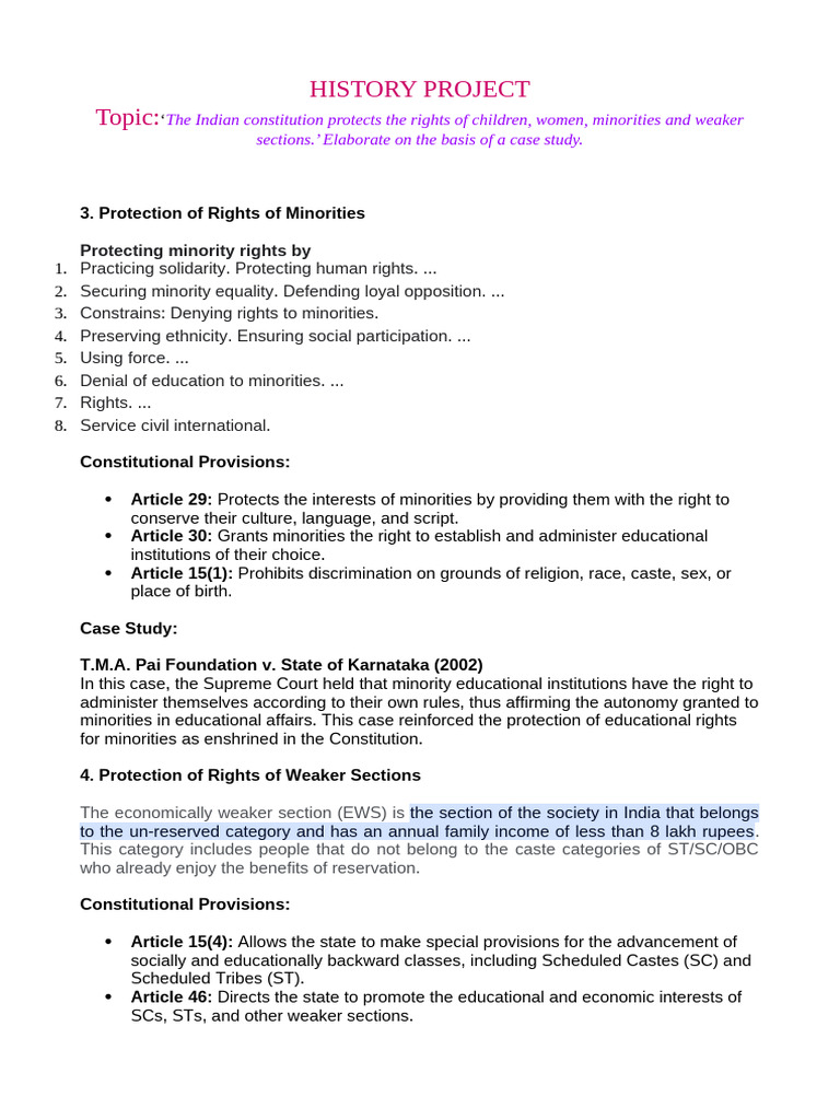 Revised Civics Project-9 | PDF | Rights | Universalism