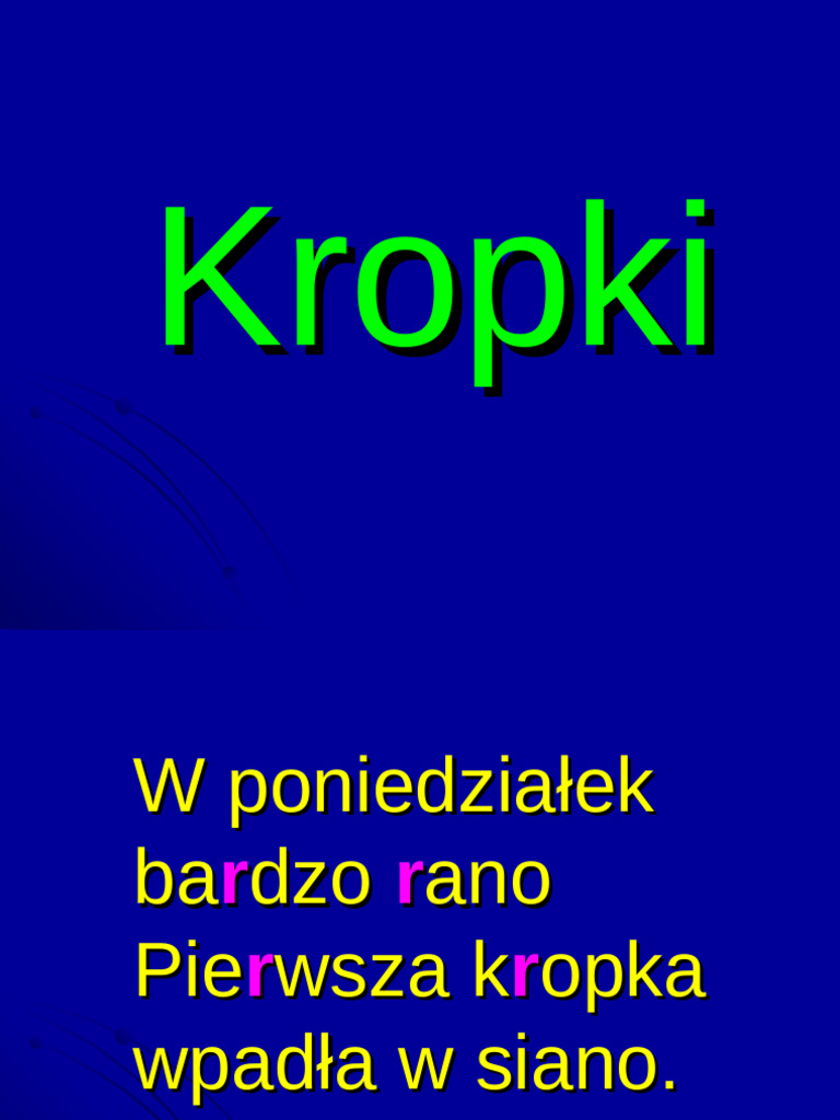 Kropki - Kopia | PDF