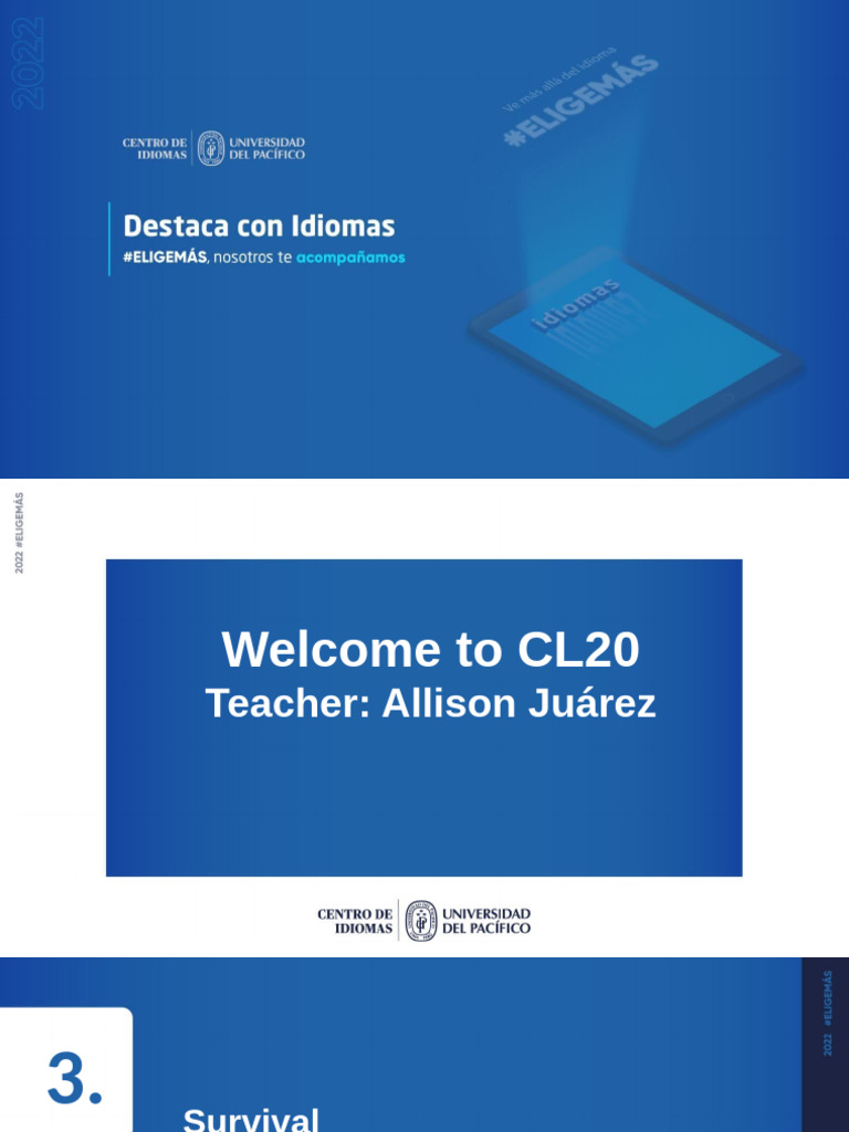 CL20 Survival English: Introductions & Mysteries | PDF