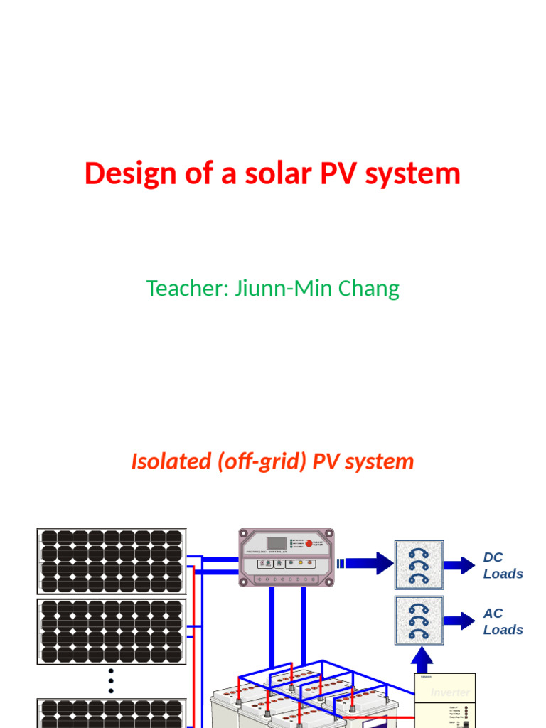 Solar PV System Design | PDF | Photovoltaic System | Photovoltaics