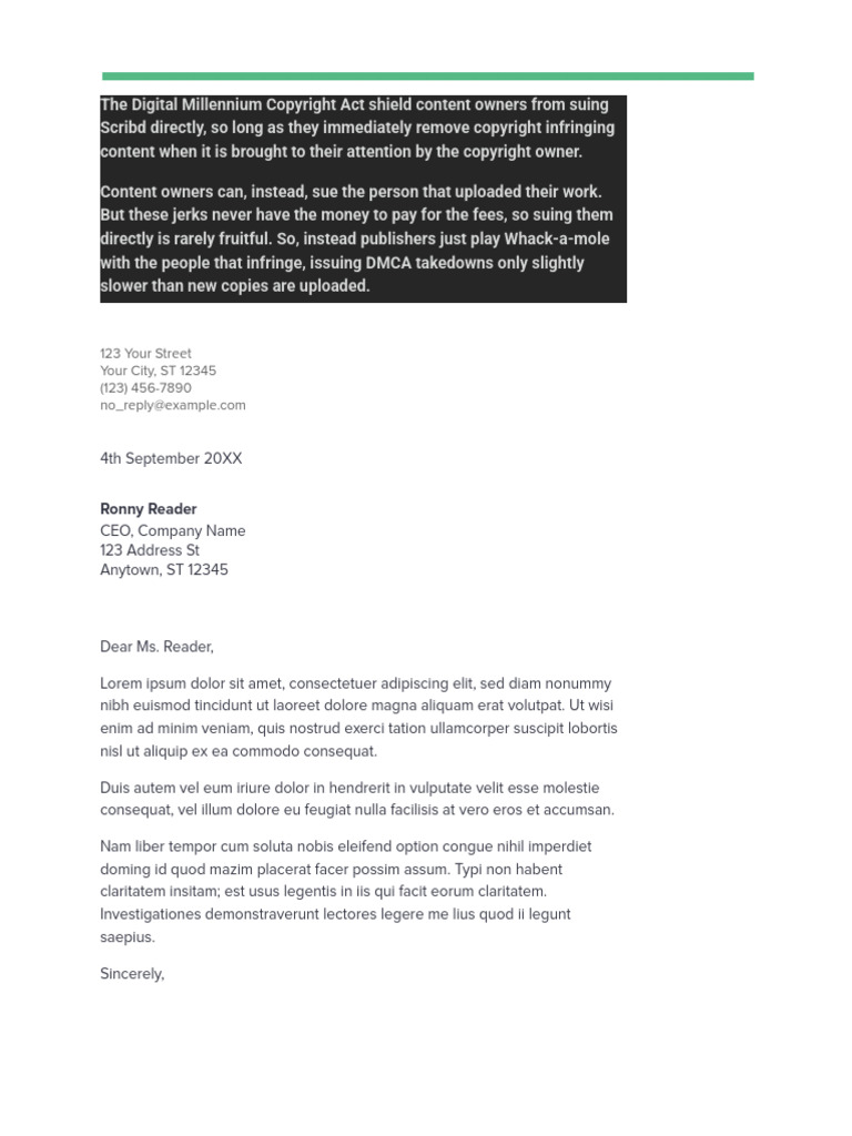 DMCA Takedown Process Explained | PDF
