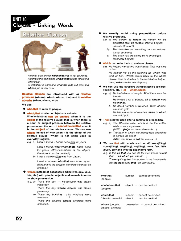 Relative Clauses | PDF