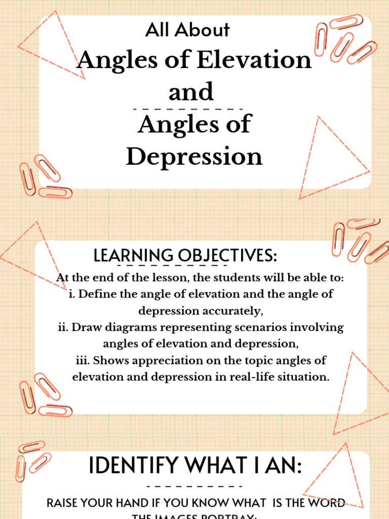 Beige White Orange Simple All About Triangles Presentation | PDF | Triangle