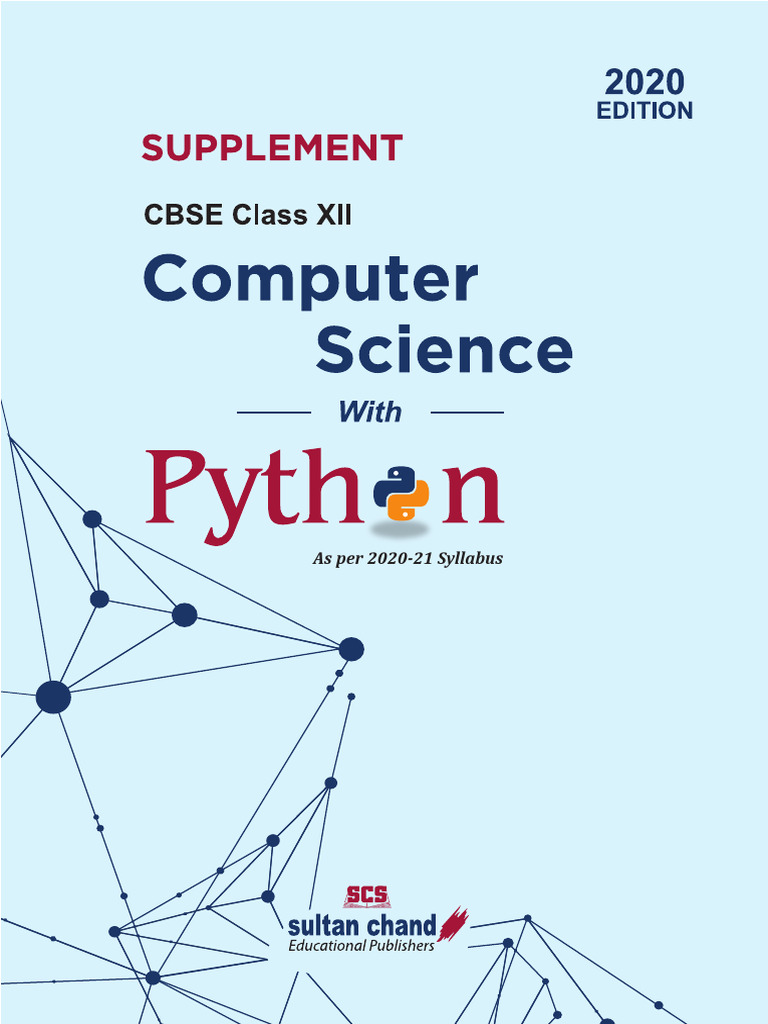 CBSE Class XII Python Syllabus Update | PDF | Computer Network | Comma Separated Values