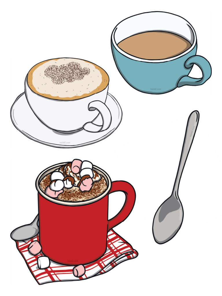 Coffee Tea Cut Outs | PDF