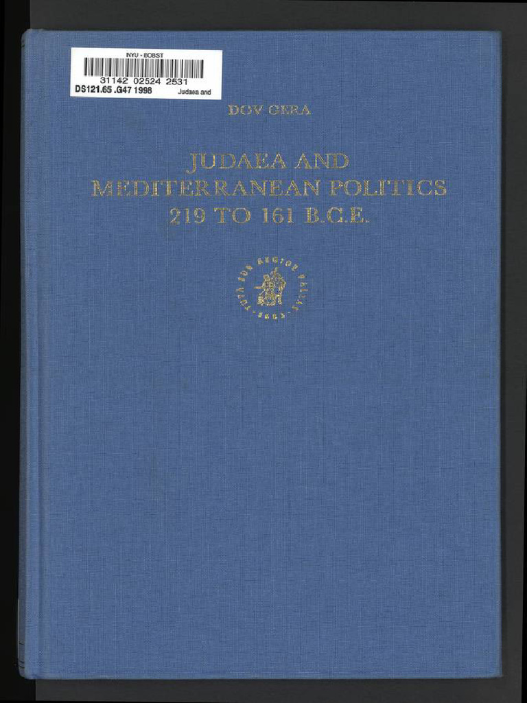 Judaea and Mediterranean Politics | PDF