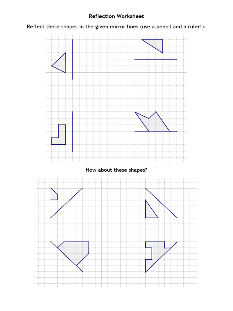Reflection Worksheet | PDF