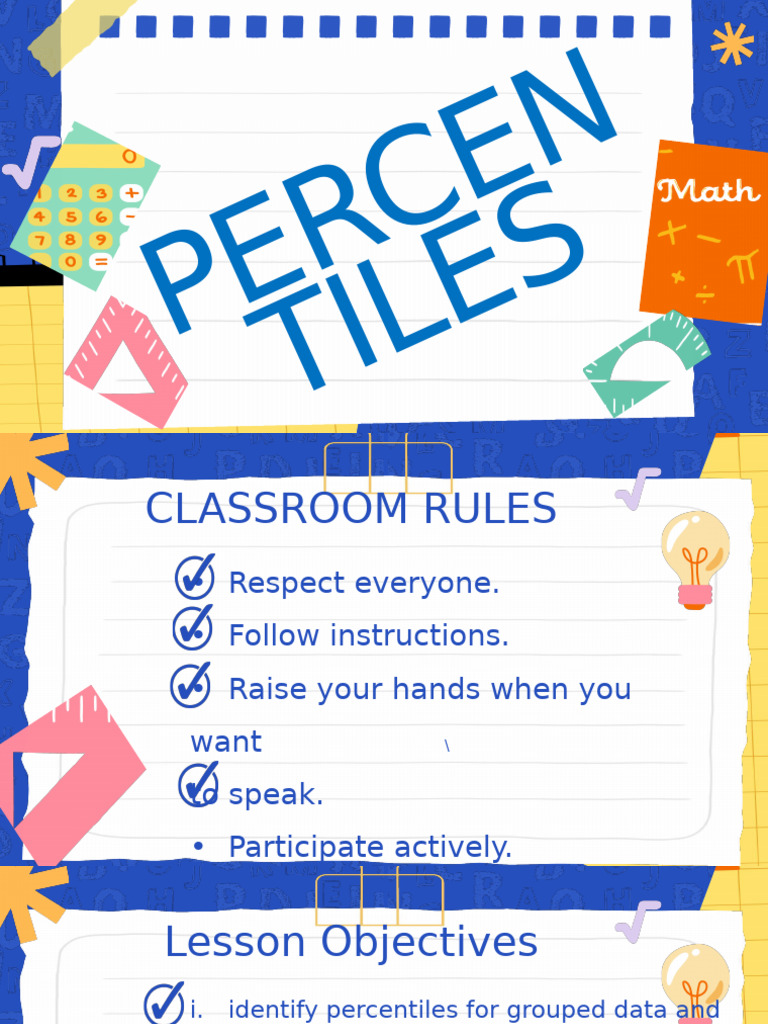 Blue Colorful Illustrative Mat | PDF | Percentile | Descriptive Statistics