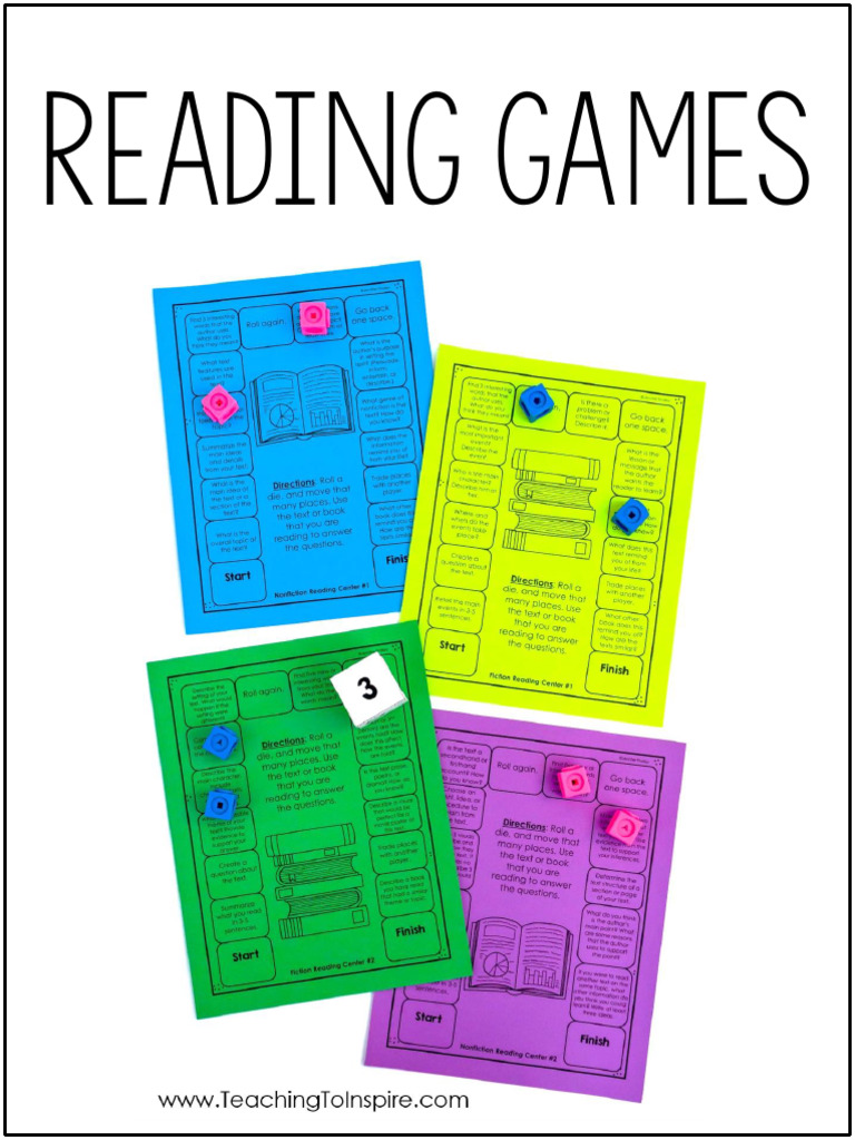 Engaging Reading Games and Activities | PDF | Narration | Vocabulary