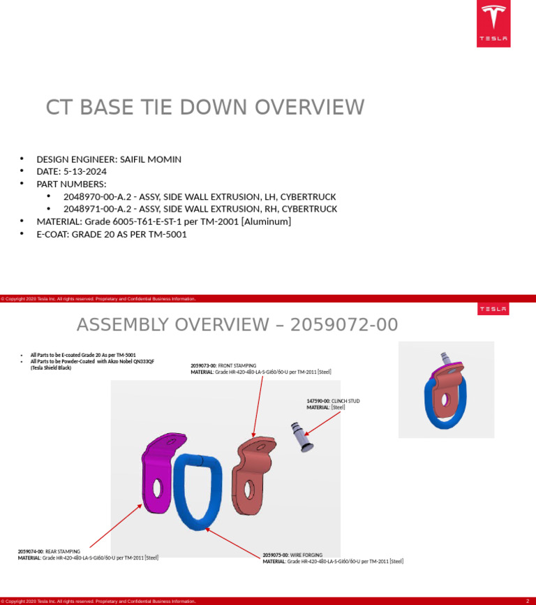 CT Base Tie Down Overview | PDF