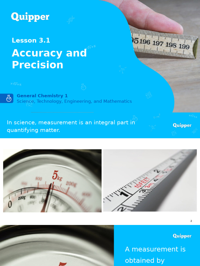 Analyzing Accuracy and Precision in Chemistry | PDF | Accuracy And ...