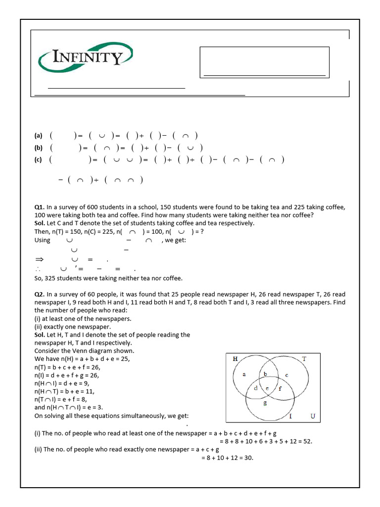 BRS-2Practical Application of Sets | PDF | Mathematical Concepts | Mathematics