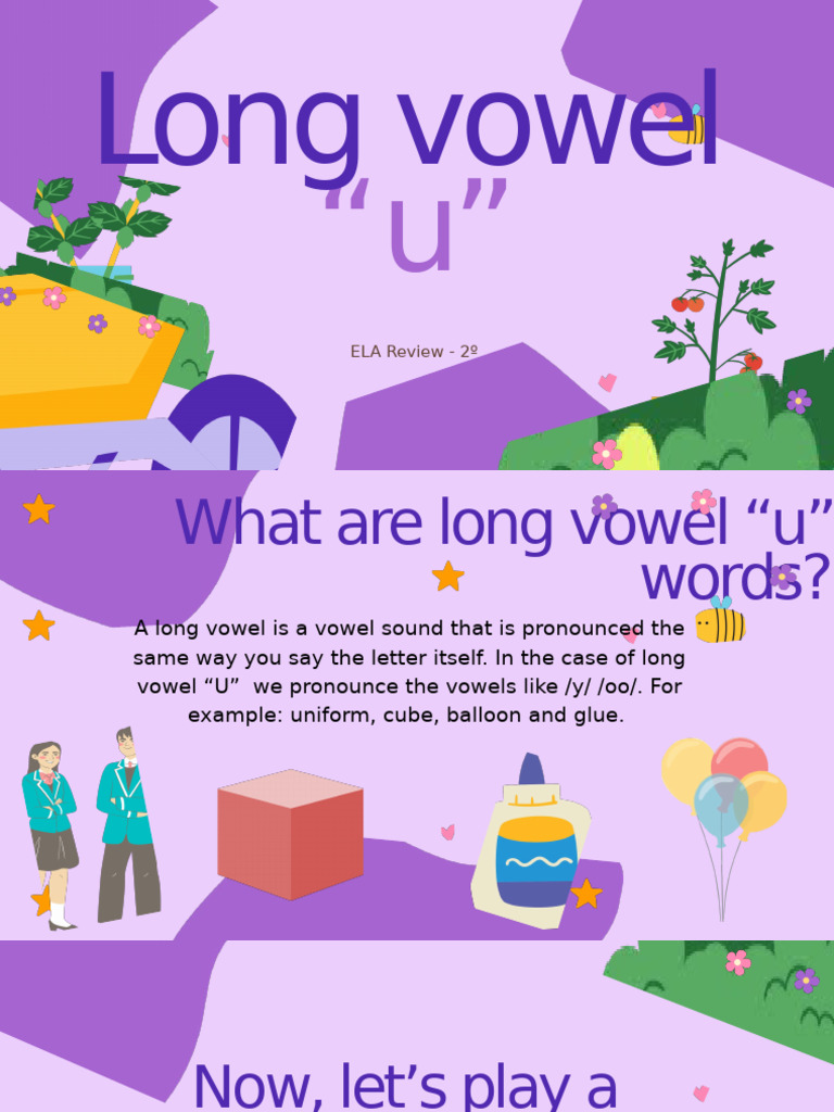Long Vowel "U" | PDF