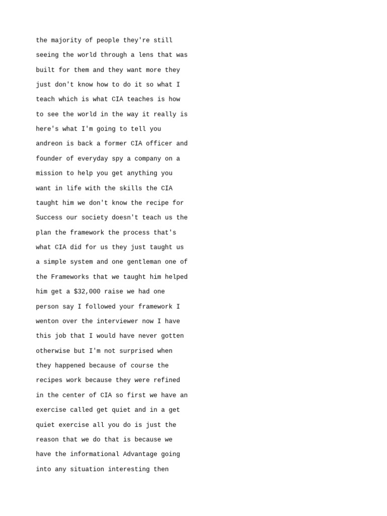 (English (Auto-Generated) ) Former CIA Spy Reveals How They'Re ...