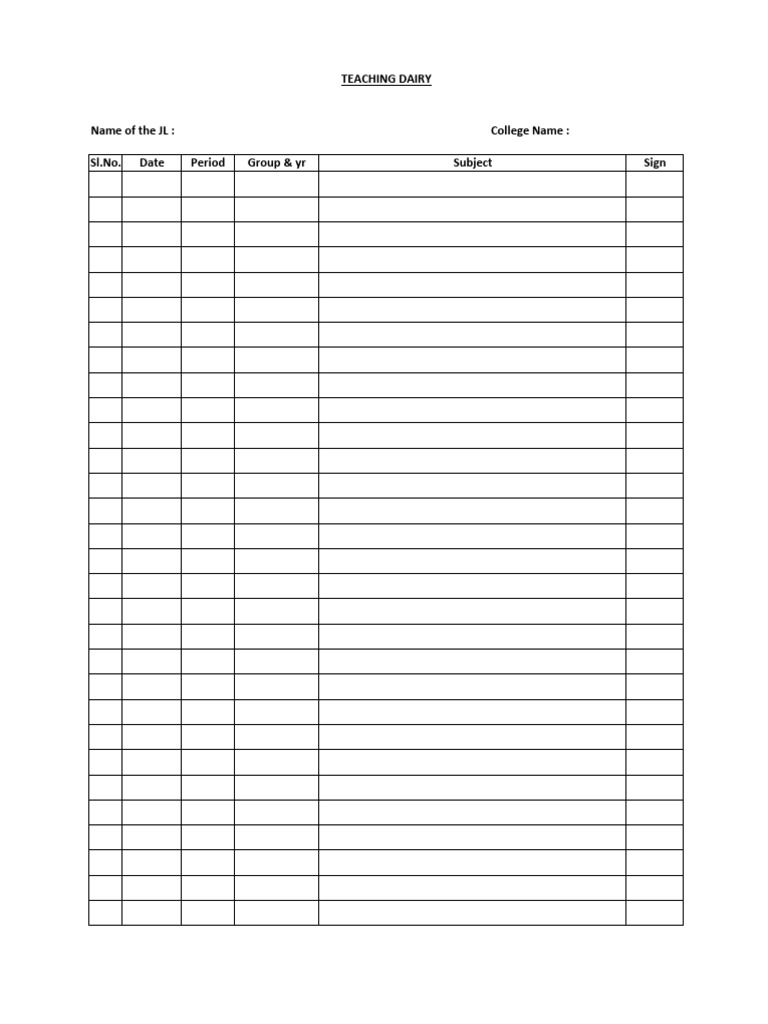 Teaching Dairy | PDF